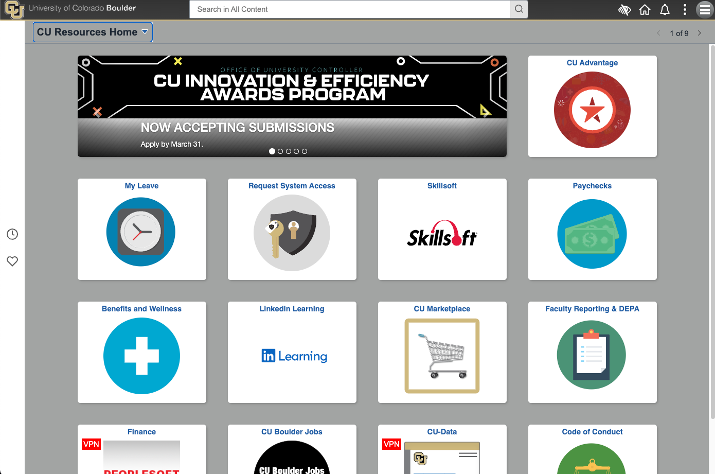 New ePERs tile for principal investigators | Campus Controller's Office | University of Colorado ...